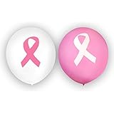 Amazon.com: Breast Cancer Awareness Pink Ribbon Jumbo 36" Foil Balloons ...