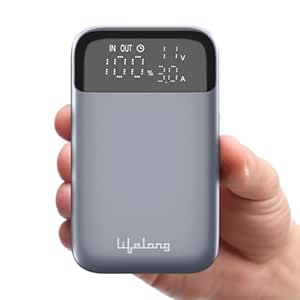 Lifelong Boost 10000 mAh Fast 33 W Cable Included Compact Size Power ...