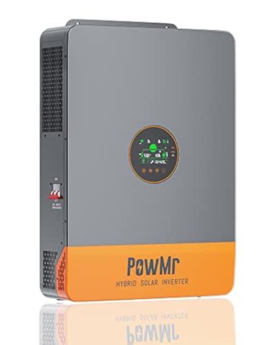 PowMr 10000W Single Split Phase Solar Inverter 48V DC to 100V AC~240V AC, 10KW Off-Grid Pure ...