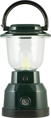 GE 4D Enbrighten Lantern, 350 Lumens, 180 Hrs Battery Life, Red, 11012 ...