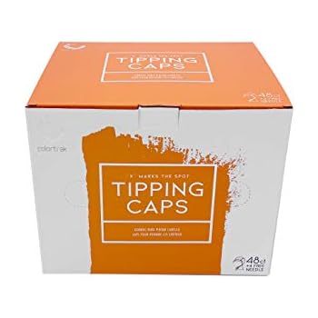 Amazon.com : Colortrak X Marks the Spot Disposable Tipping Caps with ...