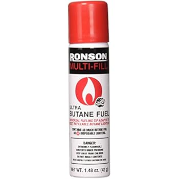 Amazon.com: Ronson 99142 Multi-Fill Ultra Butane Fuel, 1.48 oz./42g: Sports & Outdoors