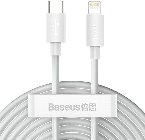 Baseus Simple Wisdom Data Cable Kit Type-C To Lightning PD 20W (2PCS ...