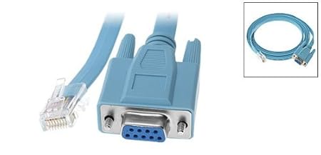 DB9 9-Pin Serial Port to Ethernet Adapter Cable Rj45: Amazon.co.uk ...