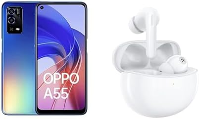 Oppo a55 dual sim mobile phone 4gb ram - 128gb - rainbow blue + OPPO ...