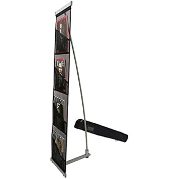 Amazon.com : Displays2go Magazine Stand, Rolls Up and is Portable, 54 ...
