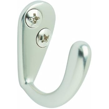 Liberty Hardware B59103Z-FB-C Single Prong Robe Hook, Flat Black - Coat ...