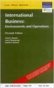 International Business: Environments and Operations: John Daniels, Lee ...