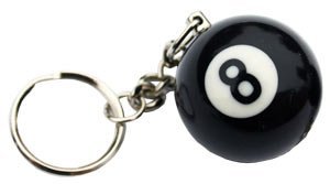8 BALL KEYRING**: Amazon.co.uk: Toys & Games