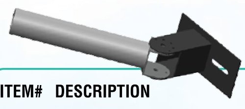 Mounting Bracket For Parking Lot Lights / Bronze - - Amazon.com