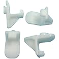 Amazon.com: Plastic Shelf Clip, White, Pk of 4 : Tools & Home Improvement
