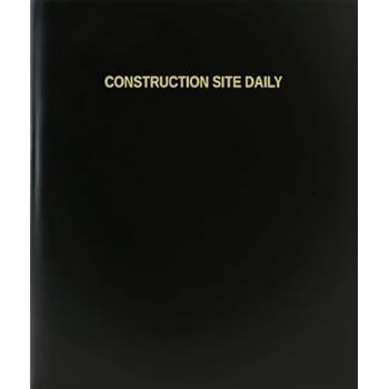 Amazon.com : BookFactory Construction Daily Activity Log Book / 365 Day ...