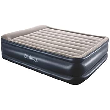 Amazon.com: Bestway TriTech Queen Airbed 22" Inflatable Blow Up Air Mattress with Built-in AC ...