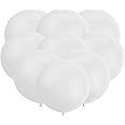 Amazon.com: 30pcs 18 Inch Big White Balloons Latex Round Balloons Giant ...