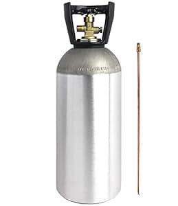 10lb co2 Tank New Cylinder with Siphon Tube CGA320 Valve: Amazon.ca ...