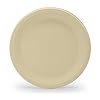 Tellus 10 Inch Disposable Plates, 125 Count – Made in USA with U.S. and ...
