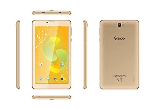 Sico Express3 Max Tablet, Dual SIM, 32 GB, 1 GB RAM, 3G, 7 Inch - Gold ...
