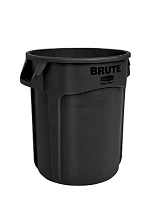 Rubbermaid Commercial Products 1779734 Brute Heavy-Duty Round Trash ...