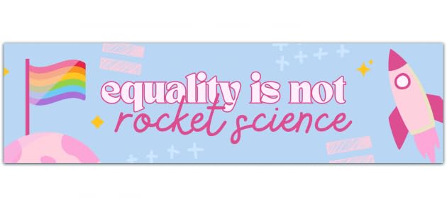 Mua Sticker - Equality Is Not Rocket Science LGBT Pride Proud Rainbow ...