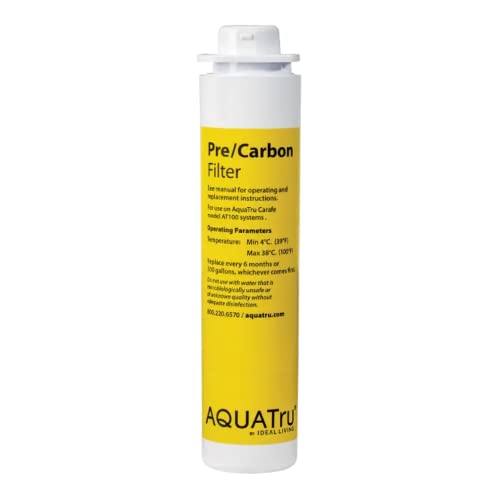 AquaTru Carafe AT100 2-Stage Pre/Carbon Filter | Reduces Sand, Silt ...