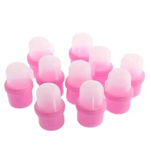 Amazon.com : 10 pcs DIY Wearable Nail Soakers Gel Cap Remover Reusable ...