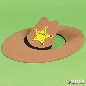 Amazon.com: Foam Cowboy Hat Craft Kit - Crafts for Kids and Fun Home ...