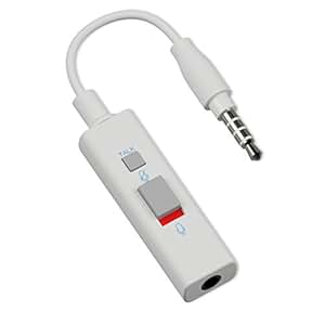 Amazon.com: On Mute Headset Microphone Muting Adapter - Mic Mute Switch ...