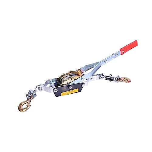 PAMCIA Winch 4T 2m Wire Rope Manual Tensioner Ratchet Double Hook ...