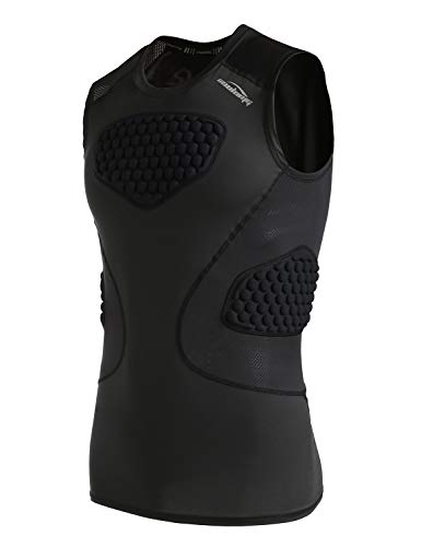 COOLOMG Youth Baseball Chest Protector Padded Compression Shirt ...