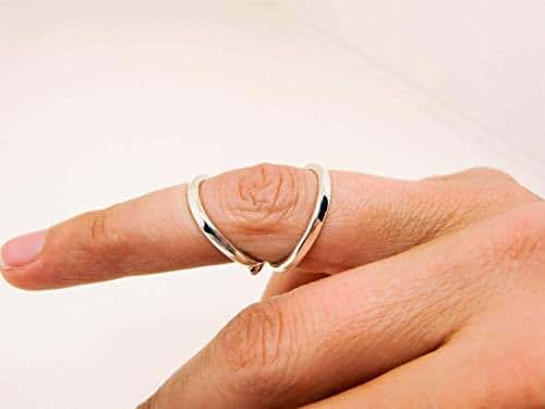 Amazon.com: Handmade Sterling Silver Swan Neck Splint - Rheumatoid ...