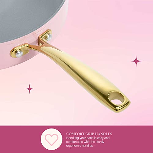 Paris Hilton Iconic Juego de ollas y sartenes antiadherentes ...