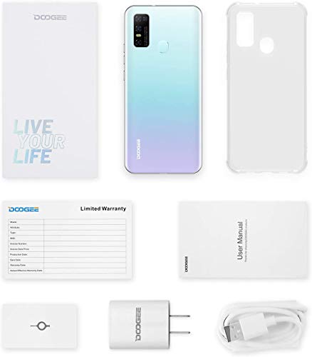 DOOGEE N30 Unlocked Cell Phones(4GB+128GB) 6.55" FHD+Perforated Screen ...