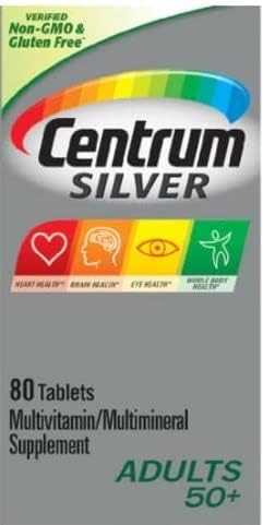 Centrum Silver Multivitamin For Adults 50 Plus 80 Tablet price in Saudi ...
