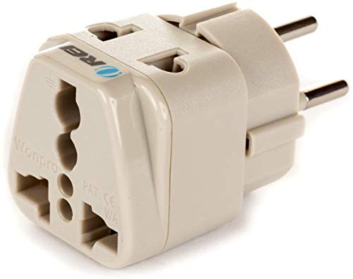 OREI Grounded Universal 2 in 1 Plug Adapter Type H for Israel & more ...