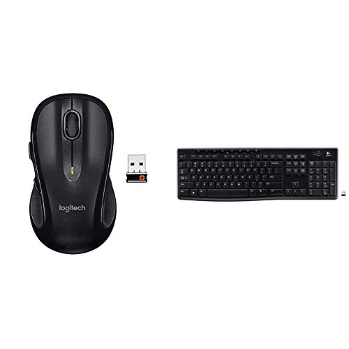 Logitech M510 Wireless Computer Mouse – Comfortable Shape with USB ...