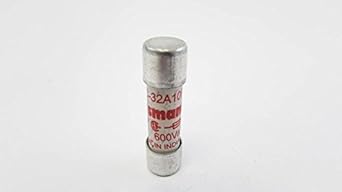 Cooper Bussmann FWC-32A10F 32 Amp 600 VAC Ferrule Fuse, 10 mm x 38 mm: Cartridge Fuses: Amazon ...