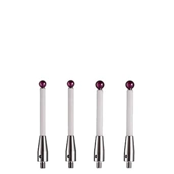 CMM Touch Probe Stylus Ruby Ball Tip Ceramic Shaft Stem M4 Thread Shank ...