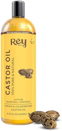 Rey Naturals Premium Cold Pressed Castor Oil - Pure & Virgin Grade ...