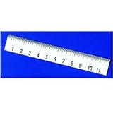 Amazon.com: Large Print 12 inch Ruler with Braille Illustrated Alphabet ...