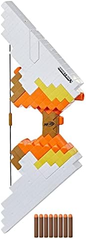 سعر NERF Minecraft Sabrewing Motorized Blaster Bow, 8 Elite Darts, 8 ...