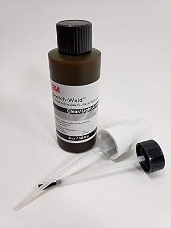 3M Scotch-Weld Instant Adhesive Surface Activator, Light Amber, 2 fl oz ...