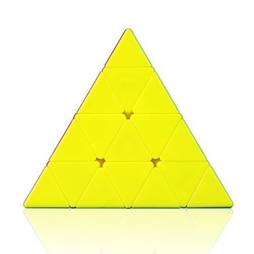 RainbowBox 4x4 Pyraminx Magic Cube 4x4x4 Pyramid Speed Cube Stickerless ...