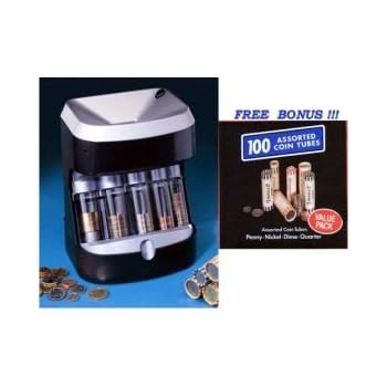 Amazon.com : Motorized Coin Sorter - Battery Operated with Overflow for ...