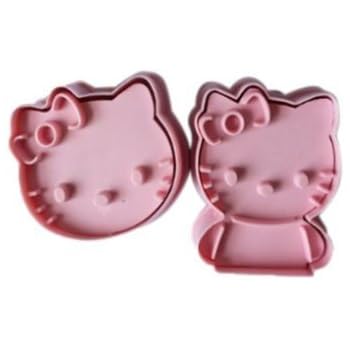 Amazon.com: Wilton Hello Kitty 2-Piece Cookie Cutter Set: Kitchen & Dining