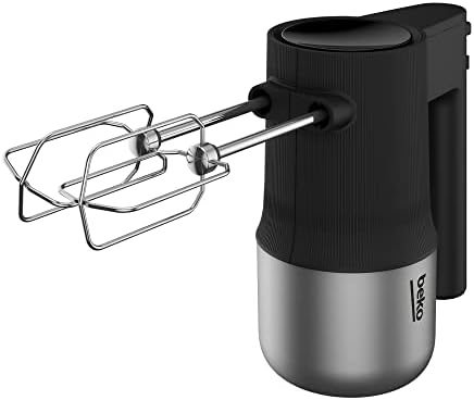 Beko HMM 81504 BX Hand Mixer, 500 Watts, Inox Housing, 4 speed settings ...