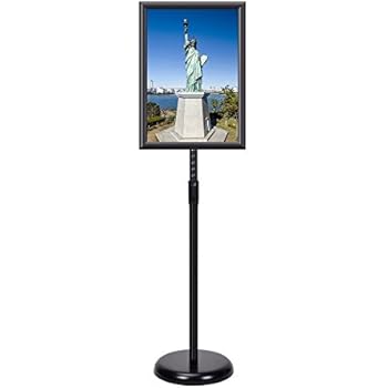Amazon.com : Displays2go Indoor 17 x 11-Inches Floor Sign Stand Holders ...