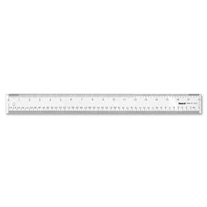 Amazon.com : Westcott See Through Acrylic Ruler, 18", Clear : Office ...