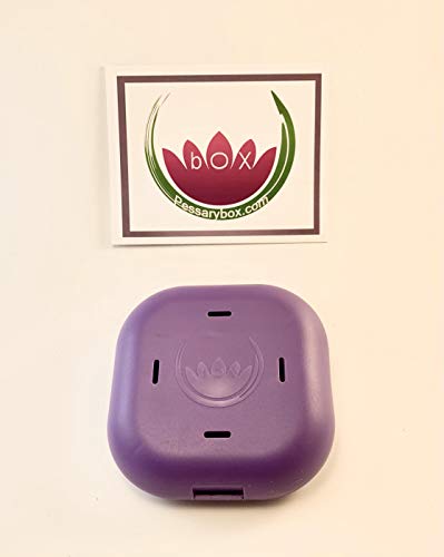 Pessary Box - Discreet Pessary Storage Case Container With Vented Lid ...