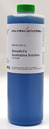 Amazon.com: 500mL of Benedict's Solution, Qualitative - Lab Grade ...