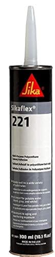 SIKA Sikaflex-221 Polyurethane Sealant/Adhesive, 10.1 fl. oz Cartridge ...